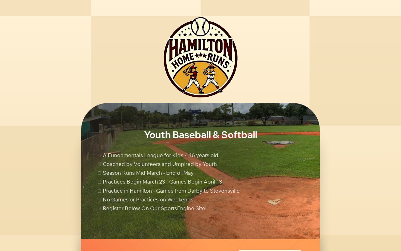 Hamilton Youth Baseball & Softball League